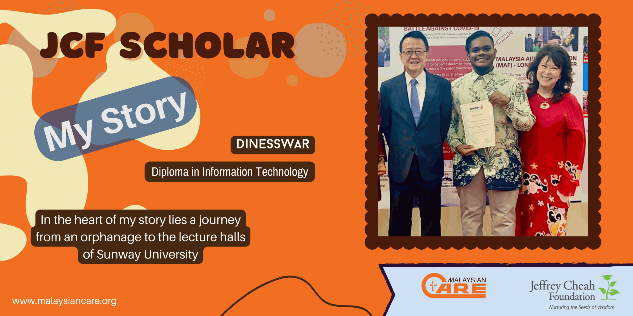 JFC Stories – Dinesswar Sathasivam – Malaysian CARE